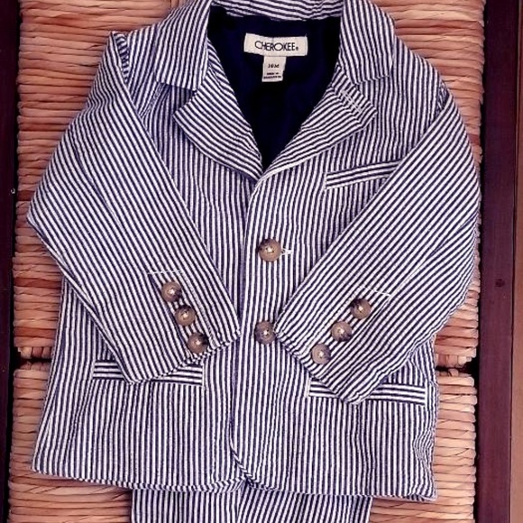 Cherokee | Matching Sets | Navywhite Seersucker Suit | Poshmark